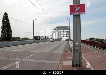 View of the John Frost Bridge, Arnhem, Netherlands Stock Photo - Alamy