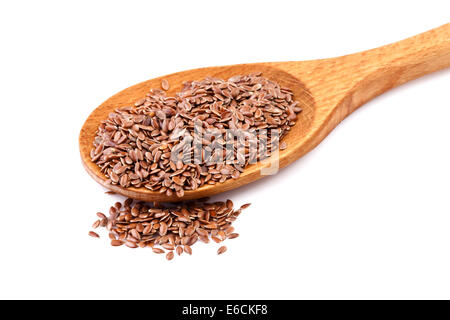 Flax seeds, linen seeds or linseeds isolated on white background Stock Photo - Alamy