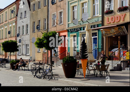 Marketplace (Rynek) in Darlowo, Poland, Europe Stock Photo - Alamy