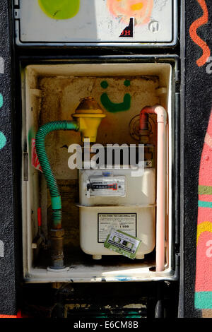 Outside Gas Meter Stock Photo - Alamy