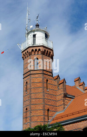 Lighthouse in Ustka, Poland, Europe Stock Photo - Alamy