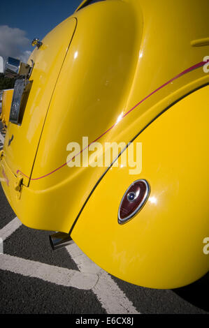 ford pop hot rod rods popular anglia bright yellow car cars louvers ...