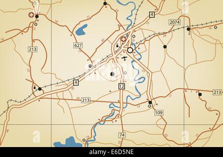 Vector illustration of a generic roadmap Stock Vector Image & Art - Alamy