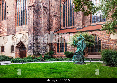Berlin, Germany. Bronze statue Klio / Clio (the Muse of History ...