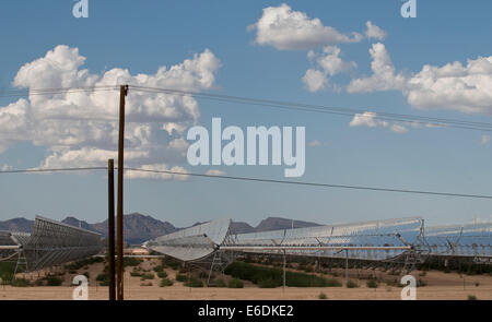 Solana Generating Station, parabolic trough plant, solar power, Arizona ...