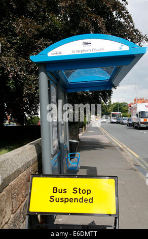 Bus Stop sign Worcester Worcestershire England UK Stock Photo - Alamy
