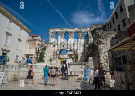 Silver Gate Diocletian's Palace Split Croatia Stock Photo - Alamy