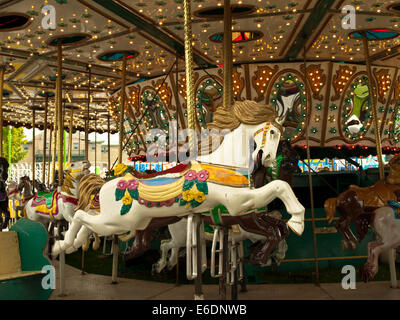 state fair carousel Stock Photo - Alamy