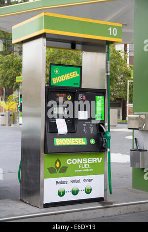 Bio diesel fuel pump Conserv Gas Station Biodiesel Ethanol Los Angeles ...