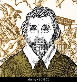 William Byrd, English composer of the Renaissance Stock Photo - Alamy