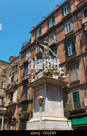 San Gaetano monument, Naples Stock Photo - Alamy