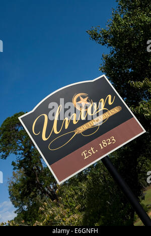 Union South Carolina Welcome Sign USA Stock Photo - Alamy
