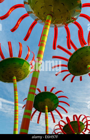 Seattle Landmark public sculpture "Seattle Center Grass Blades" aka The ...