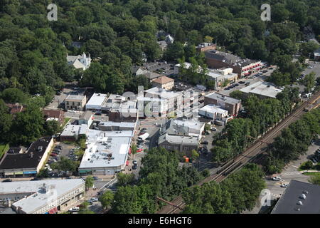 Aerial view of Maplewood, New Jersey Stock Photo - Alamy