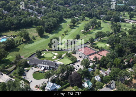 Aerial view of Maplewood, New Jersey Stock Photo - Alamy