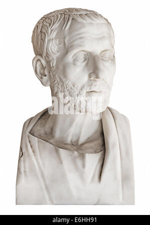 Marble bust of Posidonius - ancient Greek philosopher and scientist ...