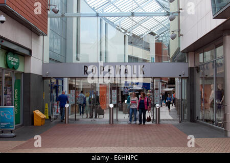The Ropewalk shopping centre, Nuneaton, Warwickshire, England, UK Stock ...