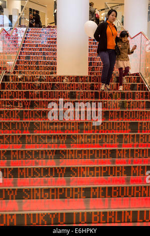 Interior of Uniqlo Retail Store in Old Town of Barcelona, Retaining ...