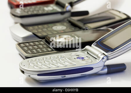 Retro 2G mobile phones Stock Photo - Alamy