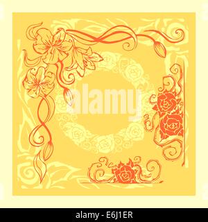Corner Design Set - vinyl-ready design Stock Photo - Alamy