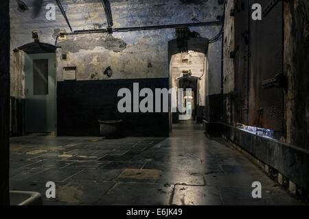 Passage in the Fort de Loncin, one of twelve forts built as part of the ...