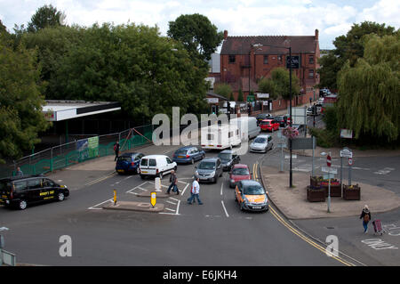 aerial view of Nuneaton town centre in Warwickshire Stock Photo - Alamy