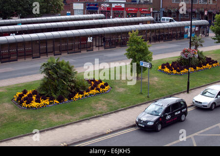 aerial view of Nuneaton town centre in Warwickshire Stock Photo - Alamy