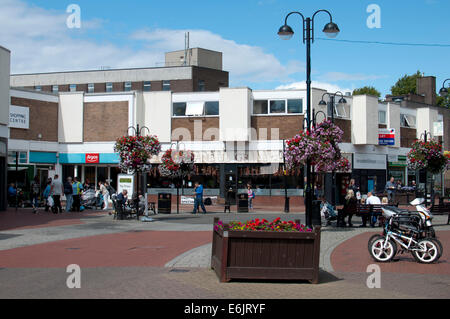 Nuneaton town centre at Harefield Road, Warwickshire, England, UK Stock ...