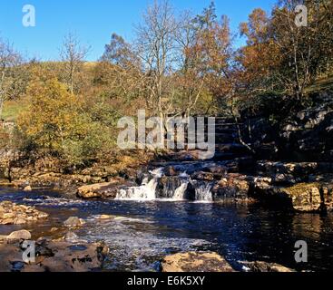 Kisdon Falls Waterfall, Keld, Yorkshire Dales, North Yorkshire, England ...