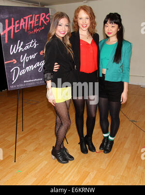 Meet and greet with the cast of "Heathers The Musical", held at the ...