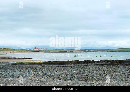 View of Broad Beach, Rhosneigr, Anglesey Stock Photo - Alamy