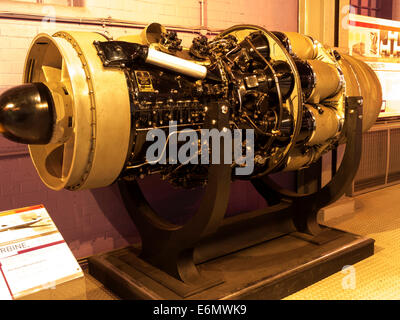 Rolls Royce Derwent 8 jet engine, Duxford, UK. The Derwent 8 was one of ...