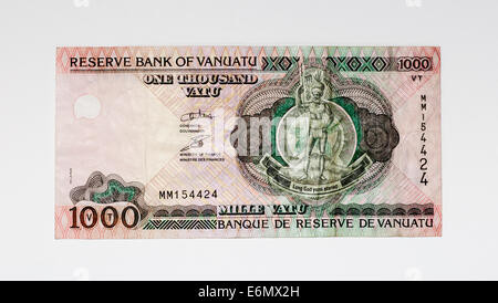 Vanuatu 1000 One Thousand Vatu Bank Note Stock Photo - Alamy