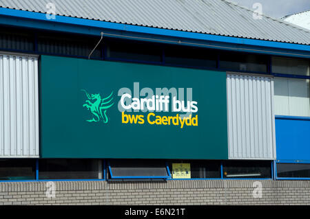 Cardiff Bus Depot, Sloper Road, Cardiff. August 2022 Stock Photo - Alamy