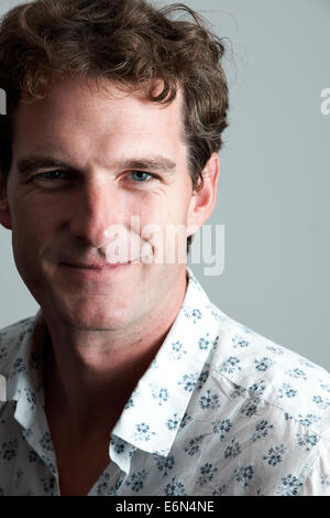 Dan Snow, portrait at The Soho Literary Festival, 2013 Stock Photo - Alamy