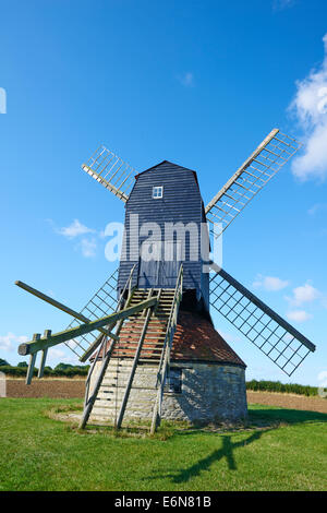 Stevington Windmill, Stevington, Bedfordshire, It is a wooden post mill ...
