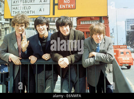 THE MERSEYBEATS UK pop group about 1965 with Tony Crane seated left ...