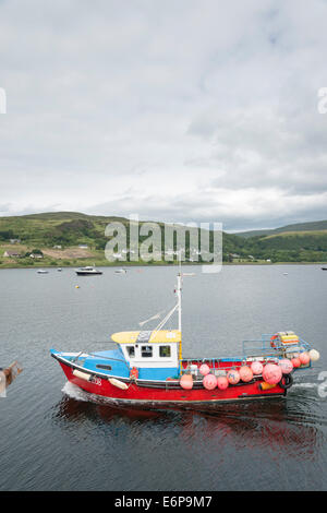 Boats in Uig Bay, Isle of Skye Stock Photo - Alamy