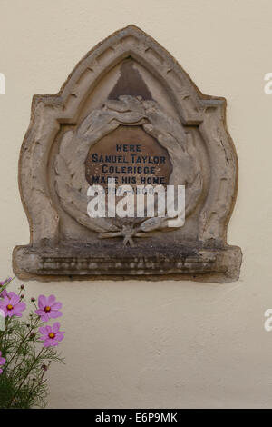 Coleridge Cottage in Nether Stowey, Somerset. Here STC lived for just ...