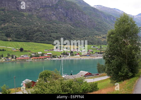 Olden from Skarstein, Oldedalen, Stryn, Nordfjorden, Sogn og Fjordane ...