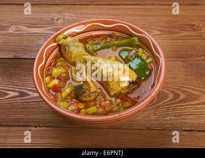 Muamba de galinha - typical dish of Angolan cuisine.in addition to ...