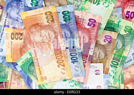 two south African bank notes on white background Stock Photo: 75223163 ...