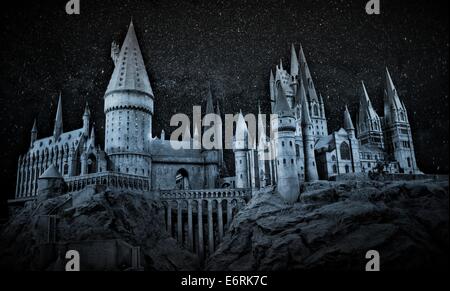 Model of Hogwarts School of Witchcraft and Wizardry at the Warner ...