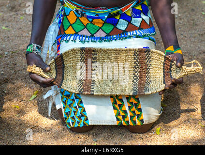 Women From Anuak Tribe In Traditional Clothing Dancing, Gambela Stock ...