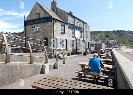 The Cove House Inn historic building at Chiswell, Isle of Portland ...