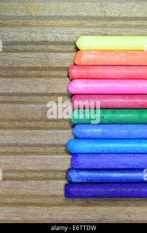Colorful wax crayons Stock Photo - Alamy