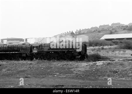 scrapped ex british railways steam locomotives at woodhams scrapyard ...