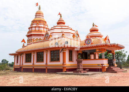 Hindu temple in Mapusa, Goa India Stock Photo - Alamy