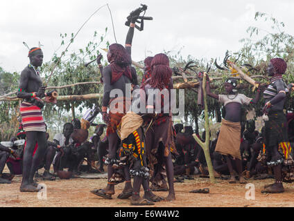 Bashada Tribe Women Whipped During A Bull Jumping Ceremony, Dimeka, Omo ...
