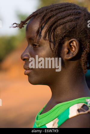 Majang Tribe Woman With Traditional Hairstyle, Kobown, Ethiopia Stock ...